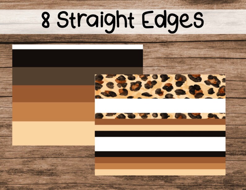 Leopard Print Bulletin Board Borders Printable | Cute Animal Print ...