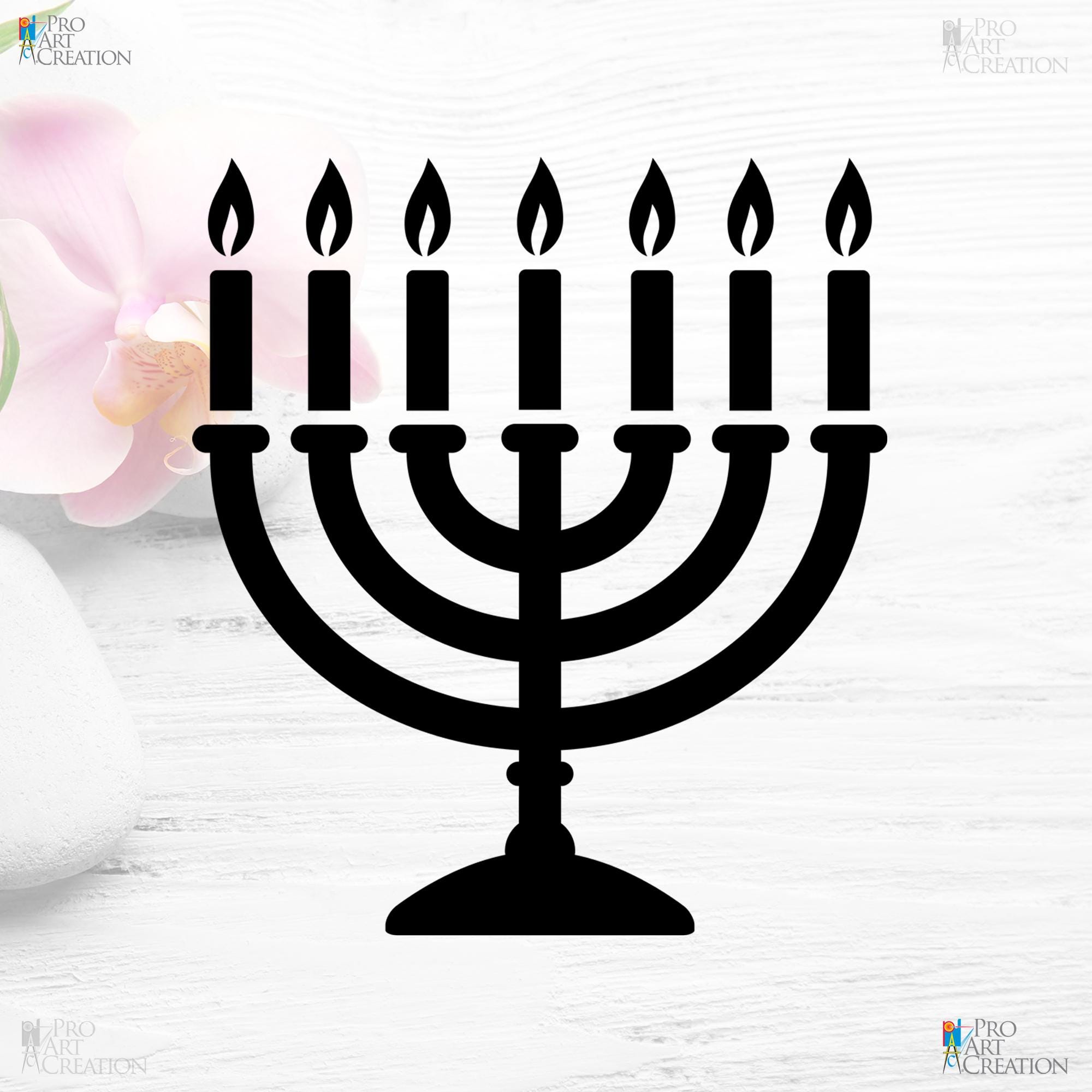 Menorah High Quality Digital Download File for Any Kind of Printing ...