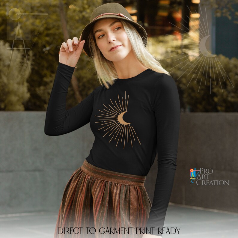 Boho Solar Eclipse, Spring Love Svg, Dxf, Png, Jpg, Vector Files for ...