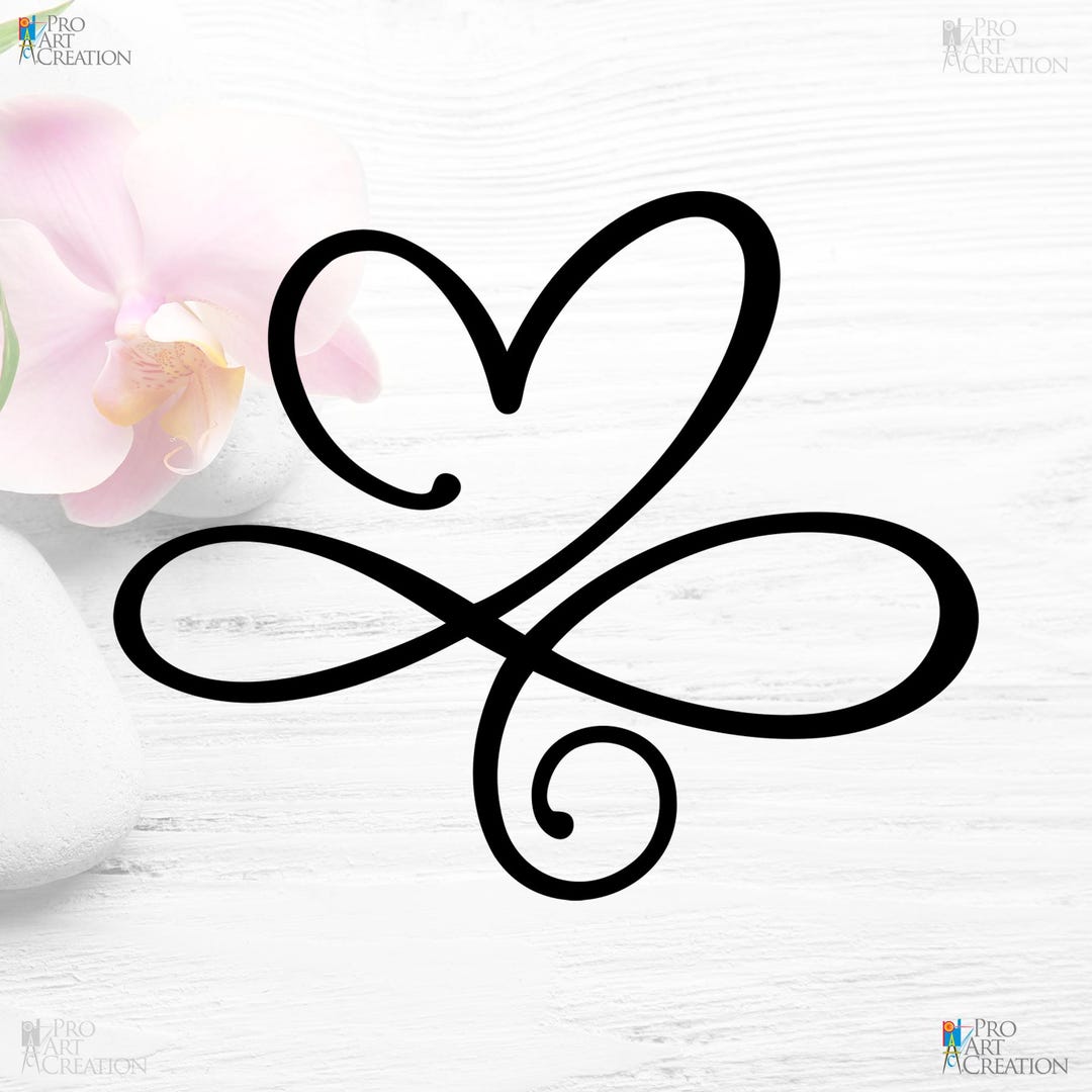 Infinity Love High Quality Digital File for Any Kind of Printing, Vinyl ...