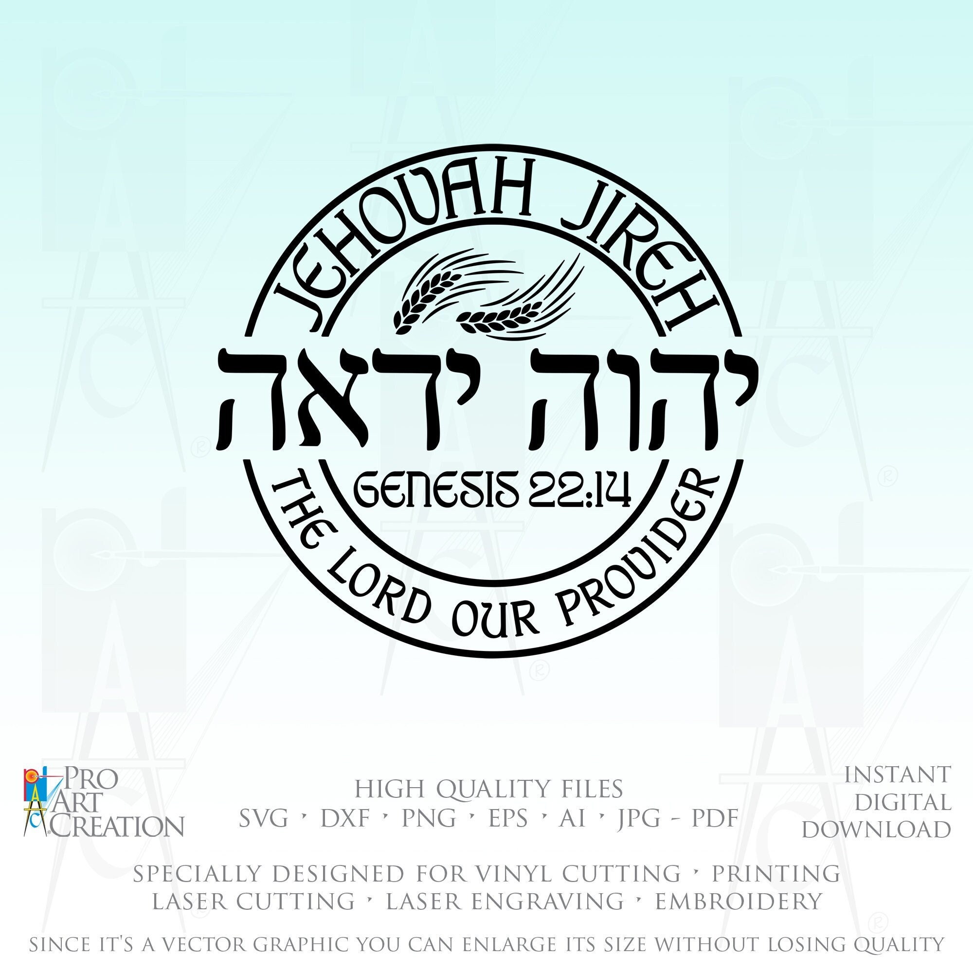 Jehovah Jireh, the Lord Our Provider, Genesis 22:14, the Names of ...