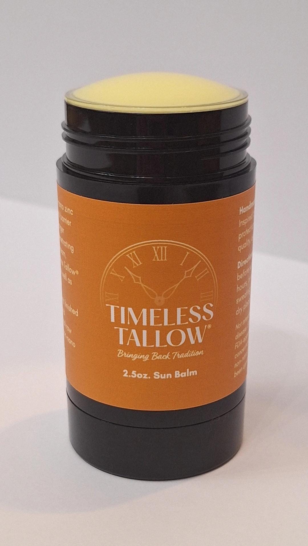 Timeless Tallow® Sun Balm Stick - Etsy