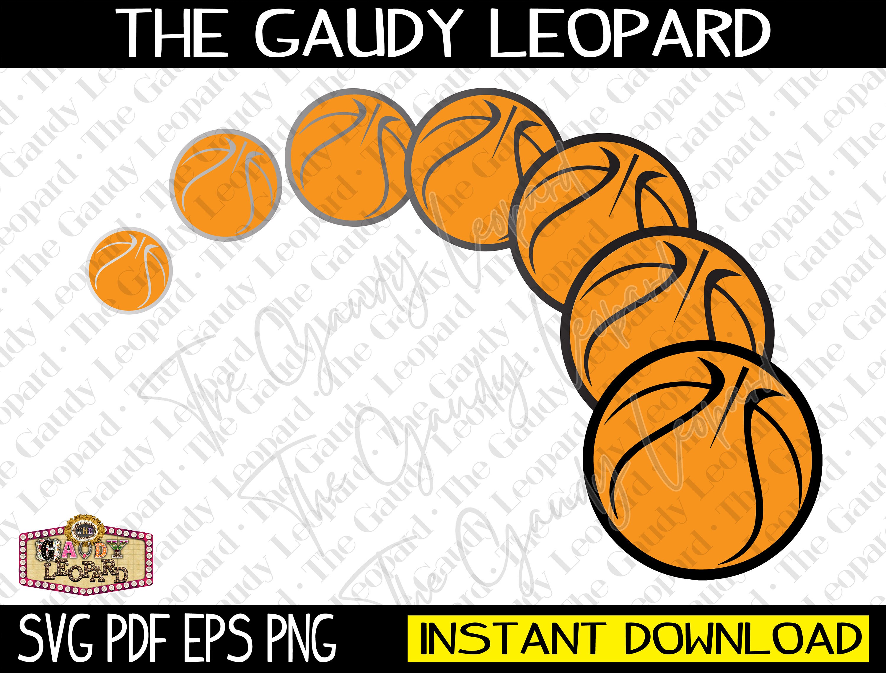Fading Basketball Clipart INSTANT DOWNLOAD Basketball Professional ...