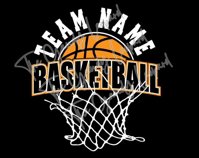 Basketball Team Design, INSTANT DOWNLOAD. Cricut, Professional ...