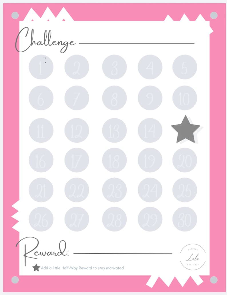 Printable Kids Reward Chart: Editable Behavior Training (digital ...