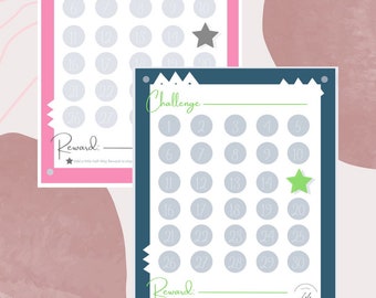 Reward Chart for Kids Printable Rainbow Behavior Chart Daily - Etsy