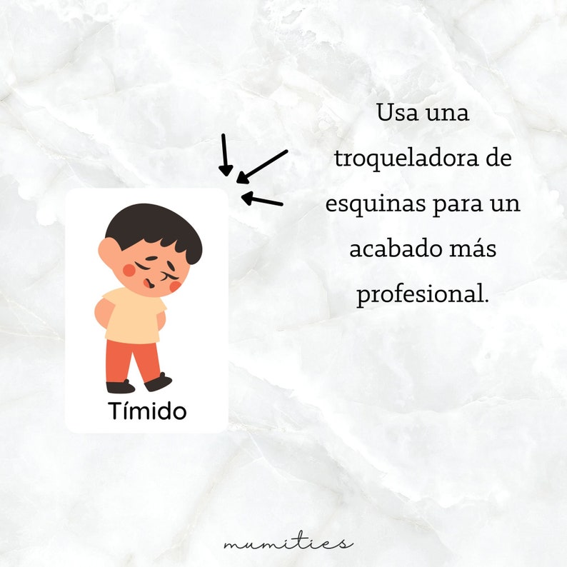 Flashcards EMOCIONES Imprimibles 24 Cards ESPAÑOL. Tarjetas - Etsy