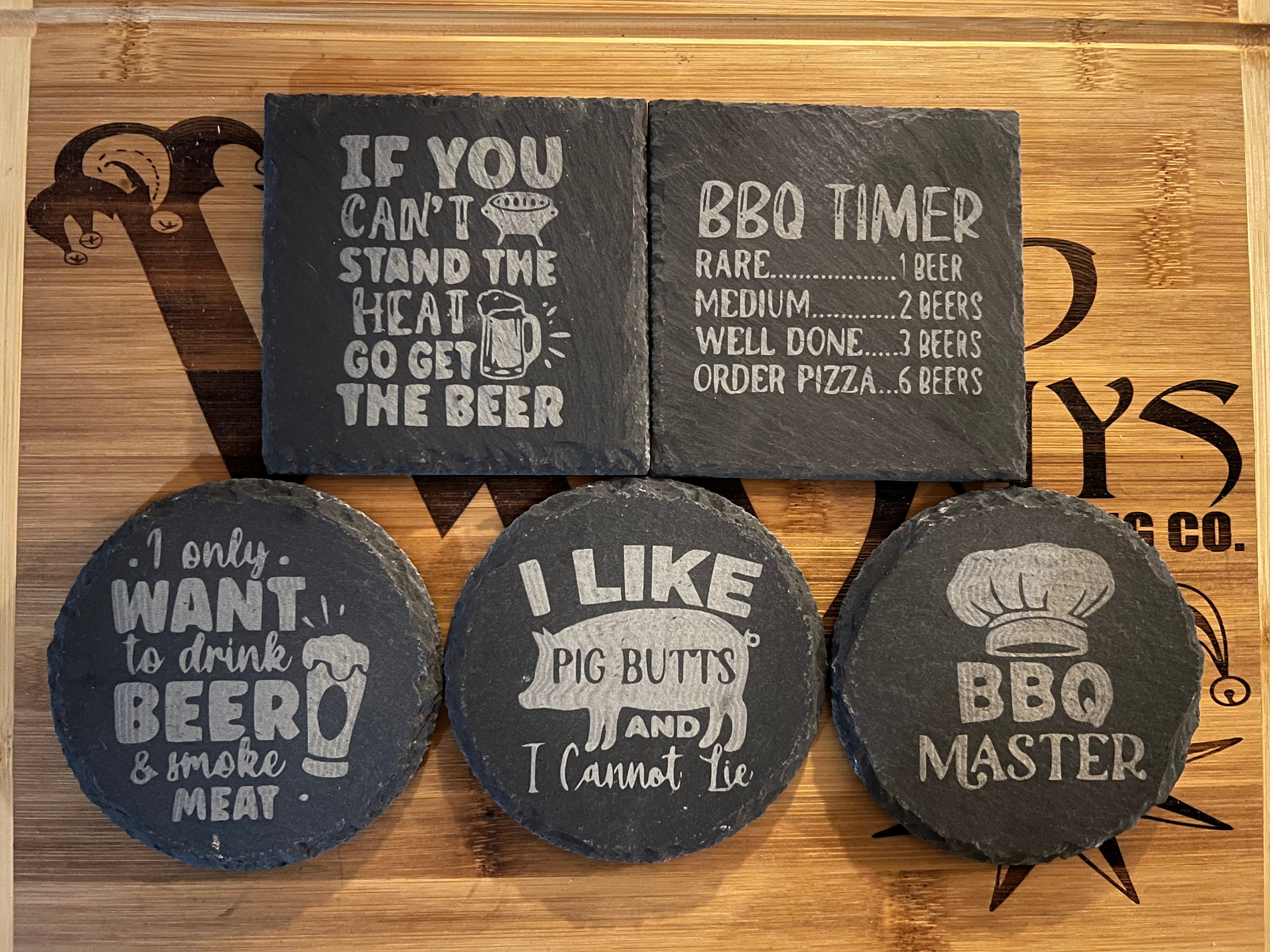 Grill, Grilling. Funny, Joke, Comedy, Slate Coaster - Etsy