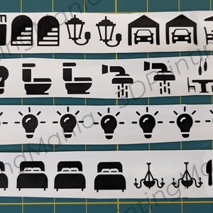 Light Switch Labels - 40 Pack - Colored - Decals - Stickers - Tags ...