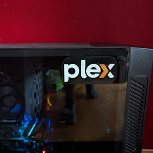 Plex 3D Printed Badge (new Logo)- Display - Unraid - Server - 3d ...