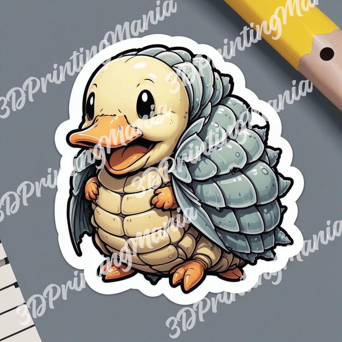 Ducky Isopod Sticker Cute Adorable Glossy Pets Insects Bugs Reptile ...