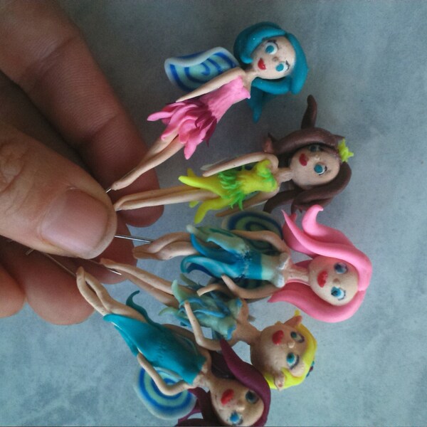 Polymer Clay Fairy - Etsy