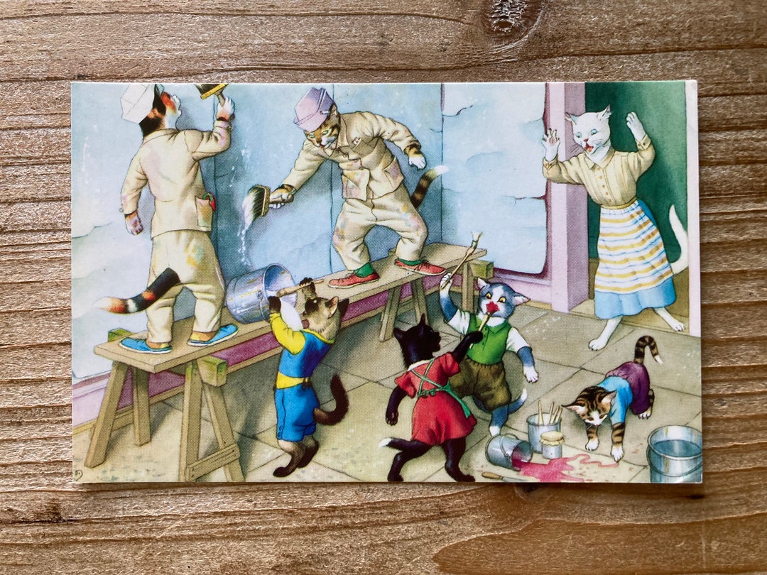 Mainzer Cats * House Painters * 4855 * Alfred Mainzer * Eugen Hartung ...