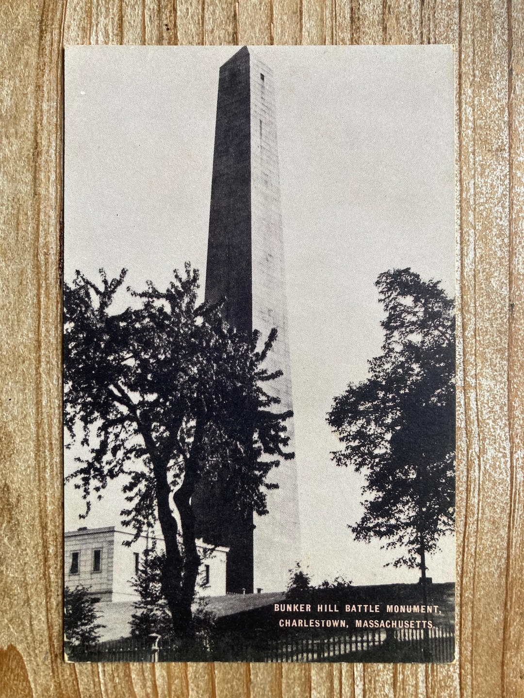 Bunker Hill Battle Monument, Charlestown, Massachusetts, Conoco, Unused ...