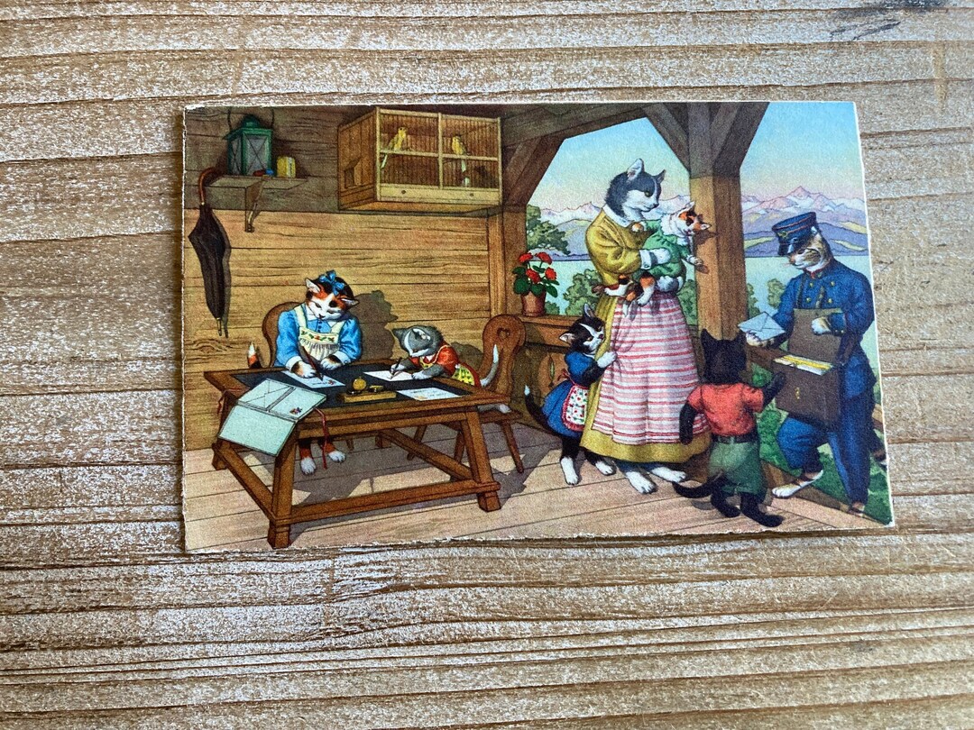 Mainzer Cats, Mail Time, 4744, Alfred Mainzer, Eugen Hartung, Max ...