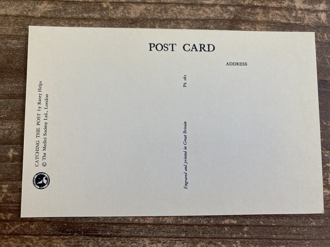 Catching the Post Woodland Creatures Postman Squirrel Rabbit 261 Racey ...