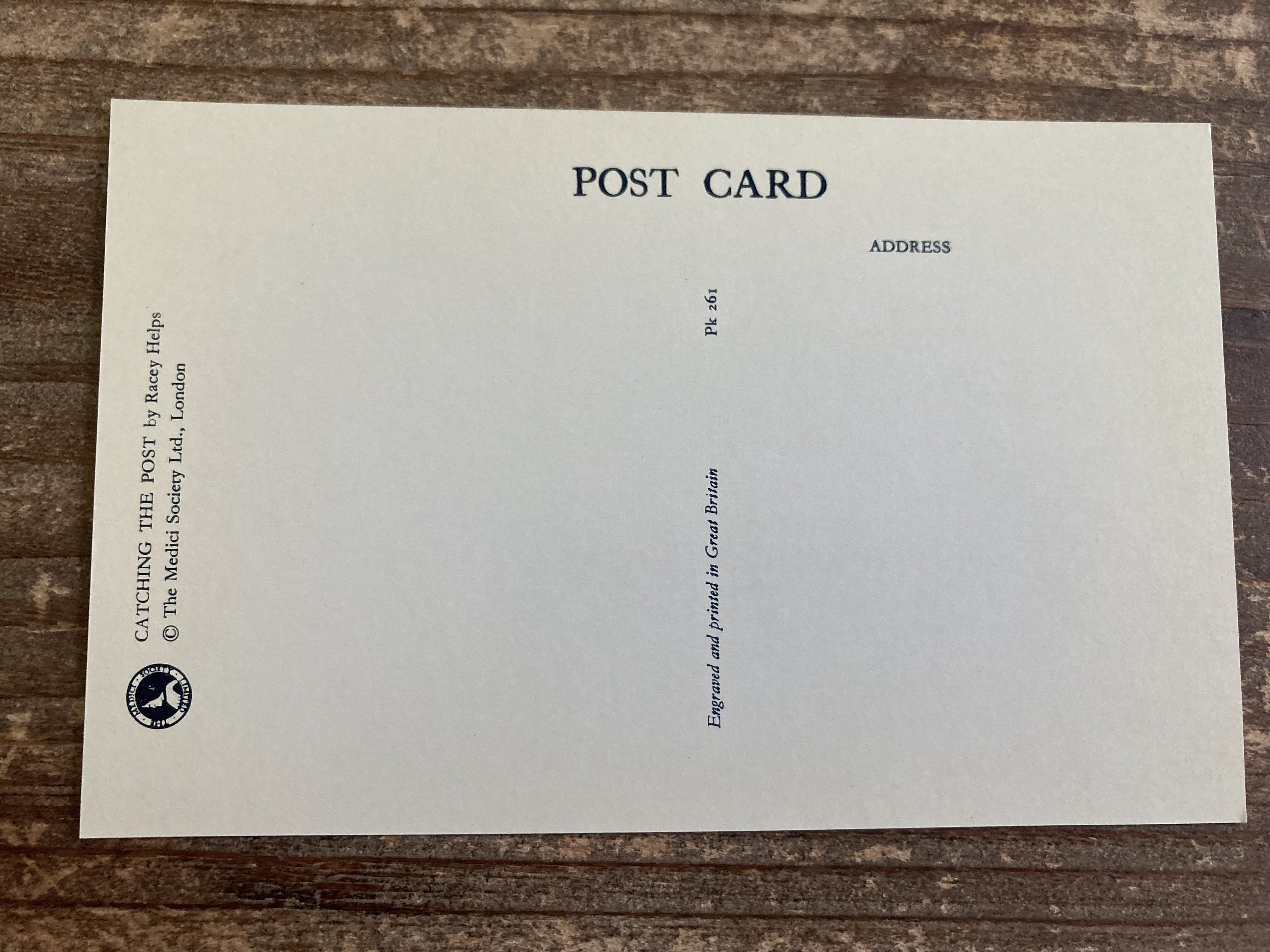 Catching the Post Woodland Creatures Postman Squirrel Rabbit 261 Racey ...