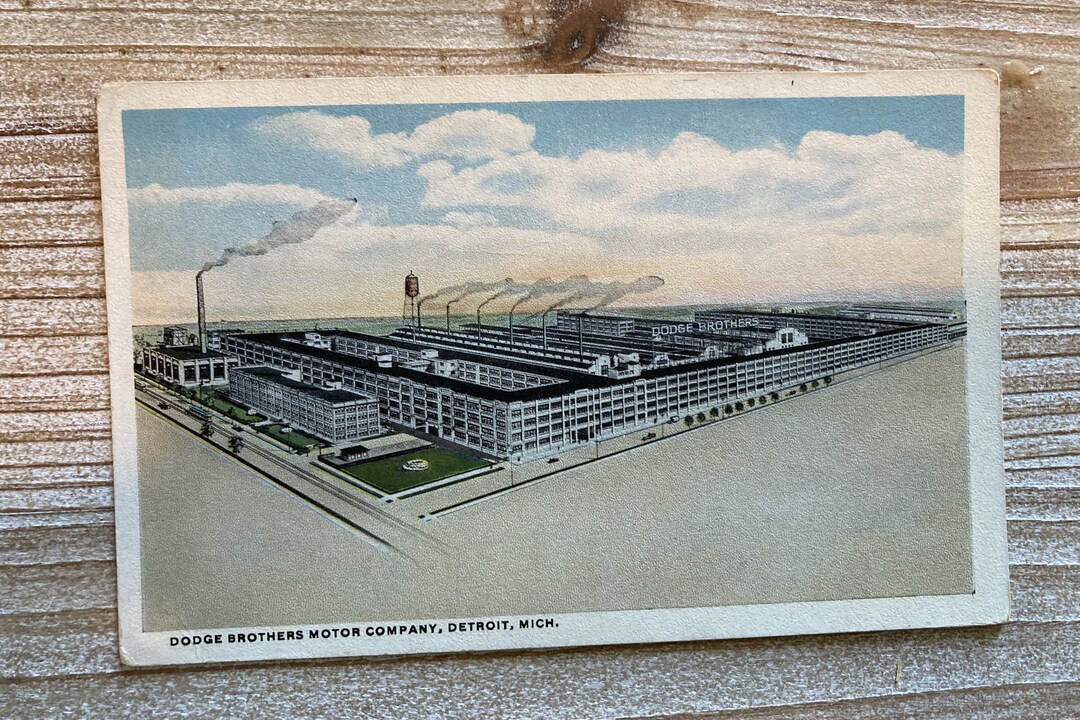 Dodge Brothers Motor Company Detroit Michigan Curteich Promotional ...