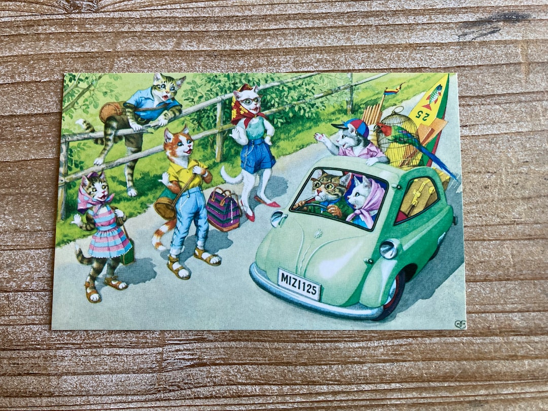 Mainzer Cats * Hitchhiker Family * Road Trip * 4729 * Alfred Mainzer ...