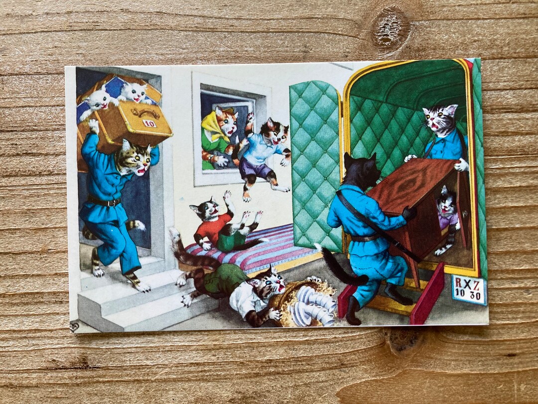 Mainzer Cats * Moving Day * 4923 * Alfred Mainzer * Eugen Hartung ...