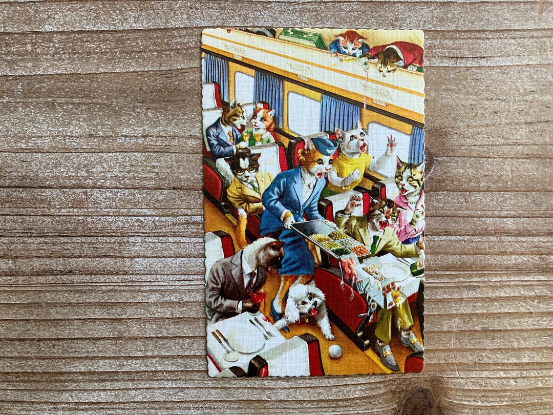 Mainzer Cats * Dining Car * 4754 * Alfred Mainzer * Eugen Hartung ...