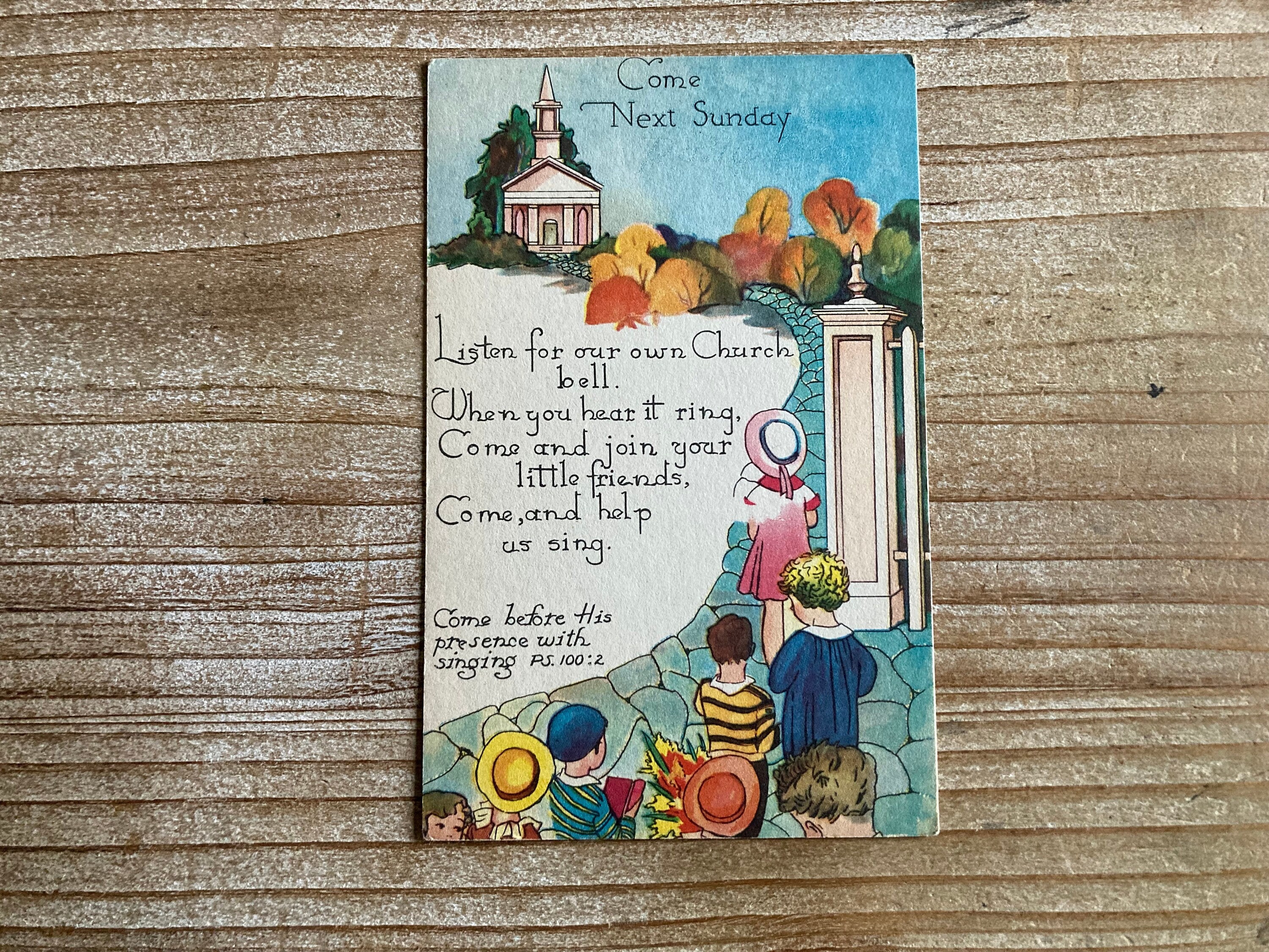 Come Next Sunday Sunday School Reminder Children Church - Etsy