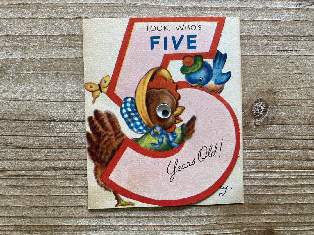 Look Who's Five Years Old * Little Red Hen * Blue Bird * Butterfly ...