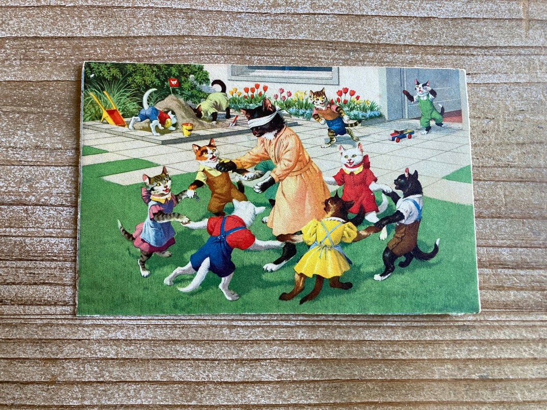 Mainzer Cats, Blind Man’s Bluff, 4699, Alfred Mainzer, Eugen Hartung ...