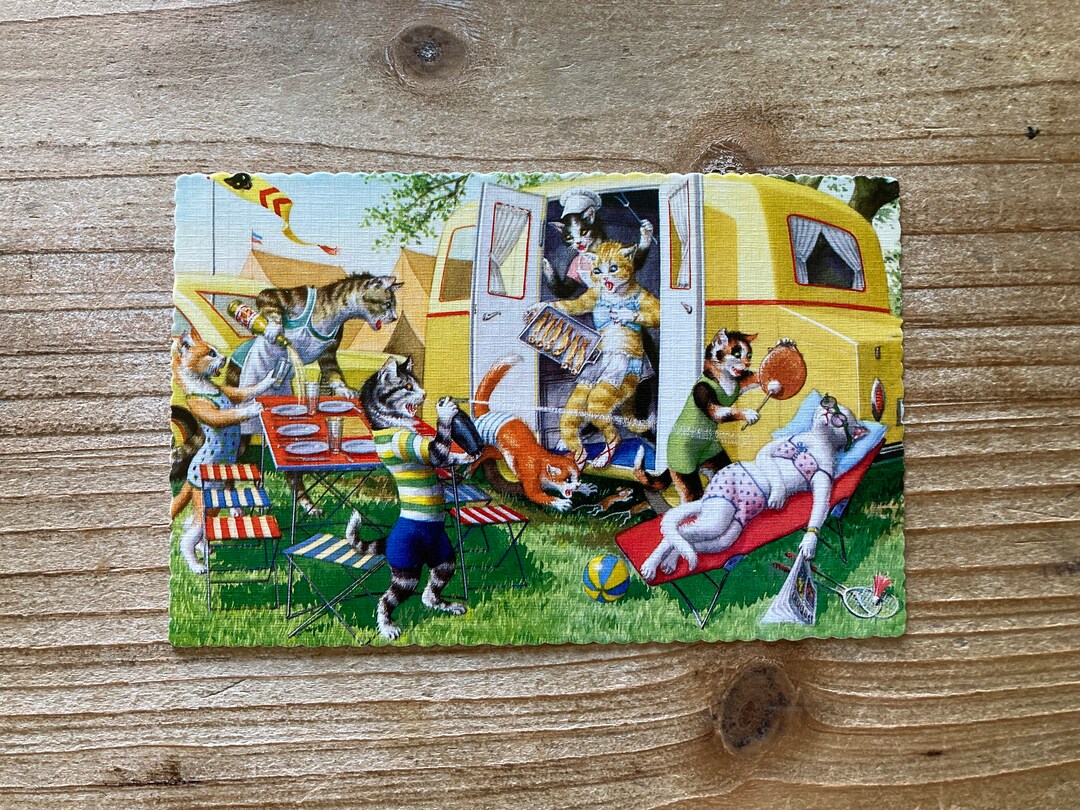 Mainzer Cats * Rv Motor Home Fun * 4753 * Alfred Mainzer * Eugen ...