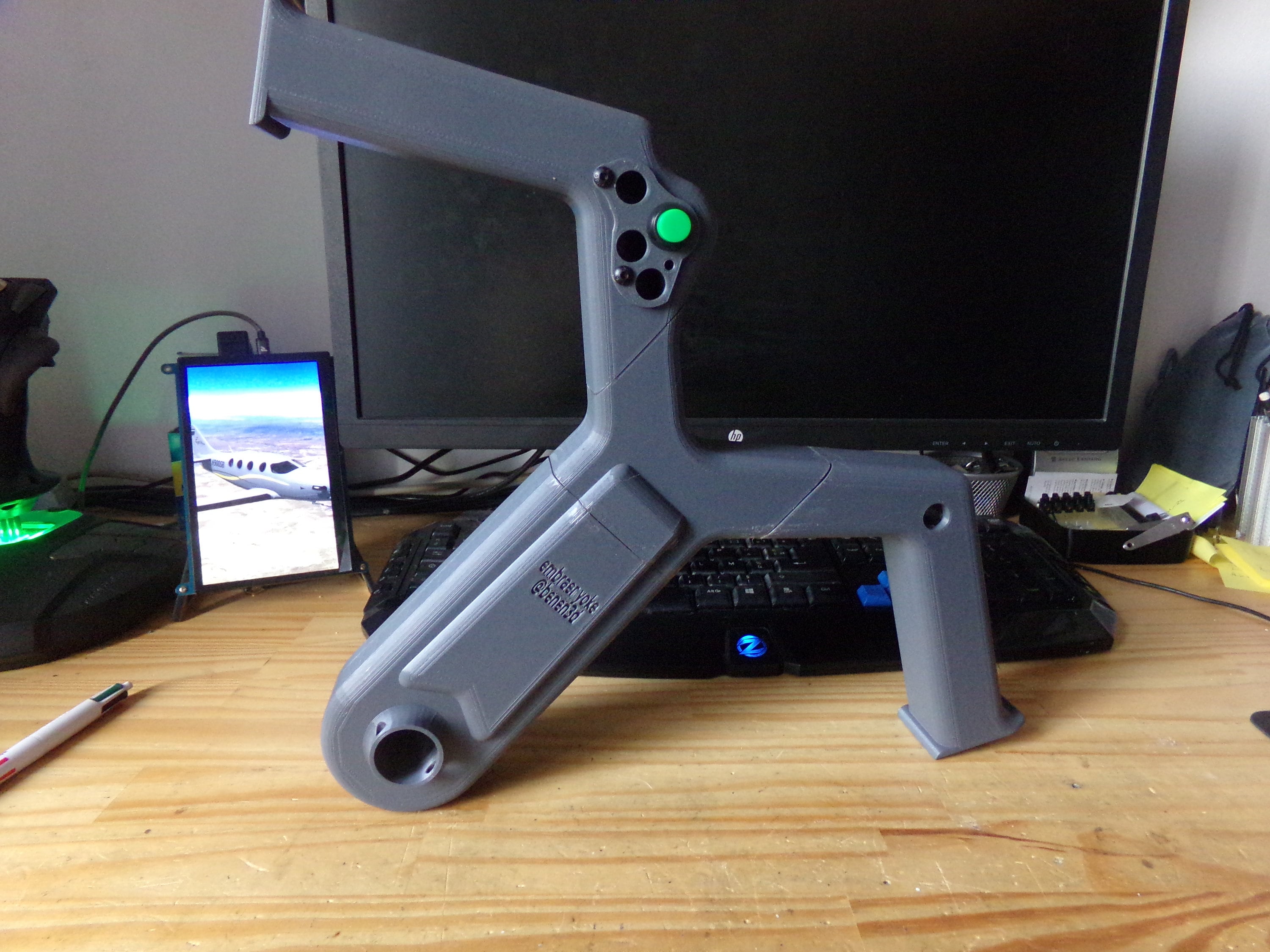 DIGITAL Embraer Yoke 3D Printed for Flight Sim - Etsy Australia