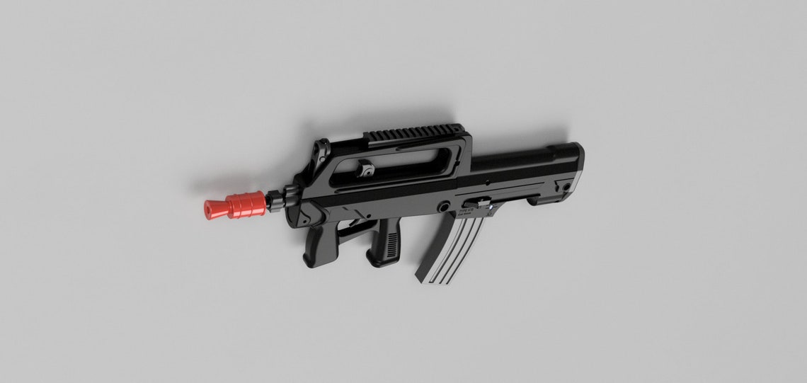 QBZ 97B Airsoft Bullpup HPA by BEN in 3D - Etsy