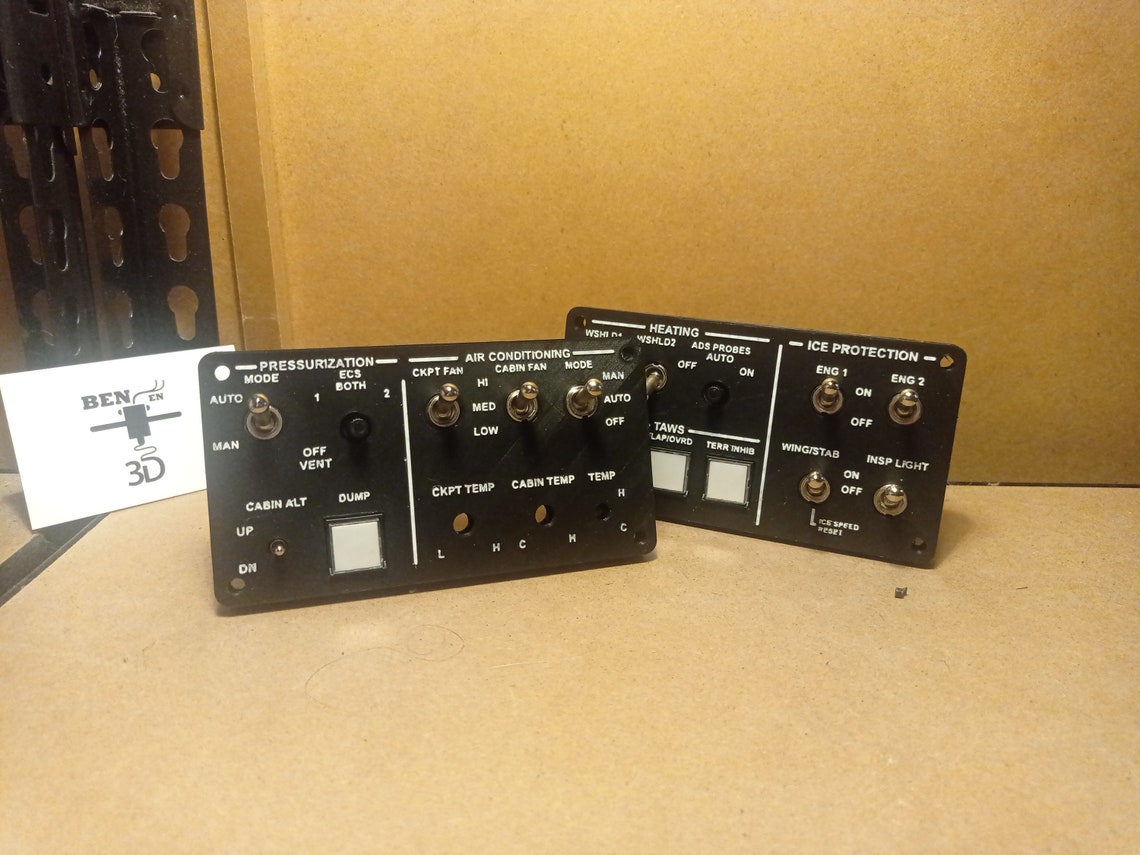 Embraer Phenom Panels for Homecockpit/Flight Sim BENen3D - Etsy France