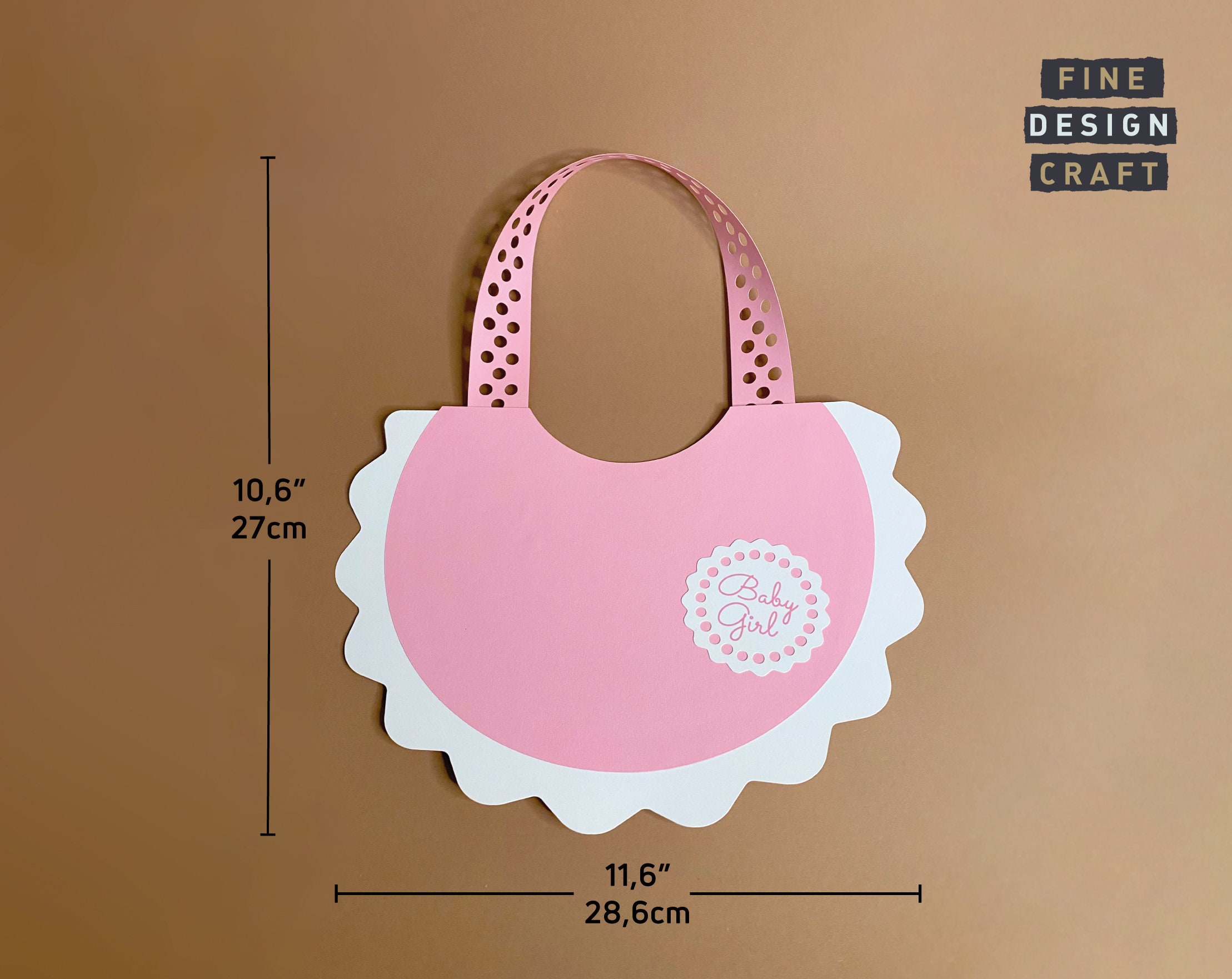 Baby Bib Card Template