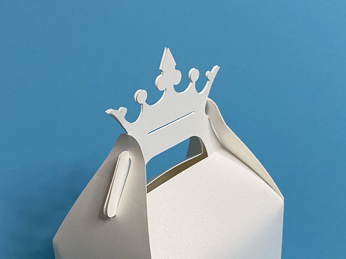 Prince Crown Box SVG Child Gift Box SVG Gift Prince Crown - Etsy