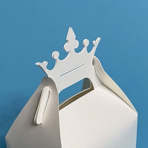 Prince Crown Box SVG, Child Gift Box SVG, Gift Prince Crown Tutorial 3D ...