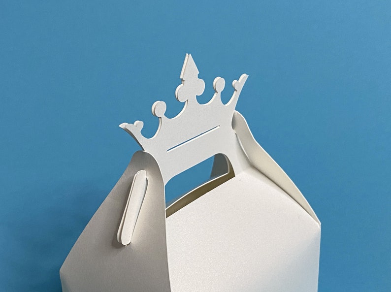 Prince Crown Box SVG Child Gift Box SVG Gift Prince Crown - Etsy