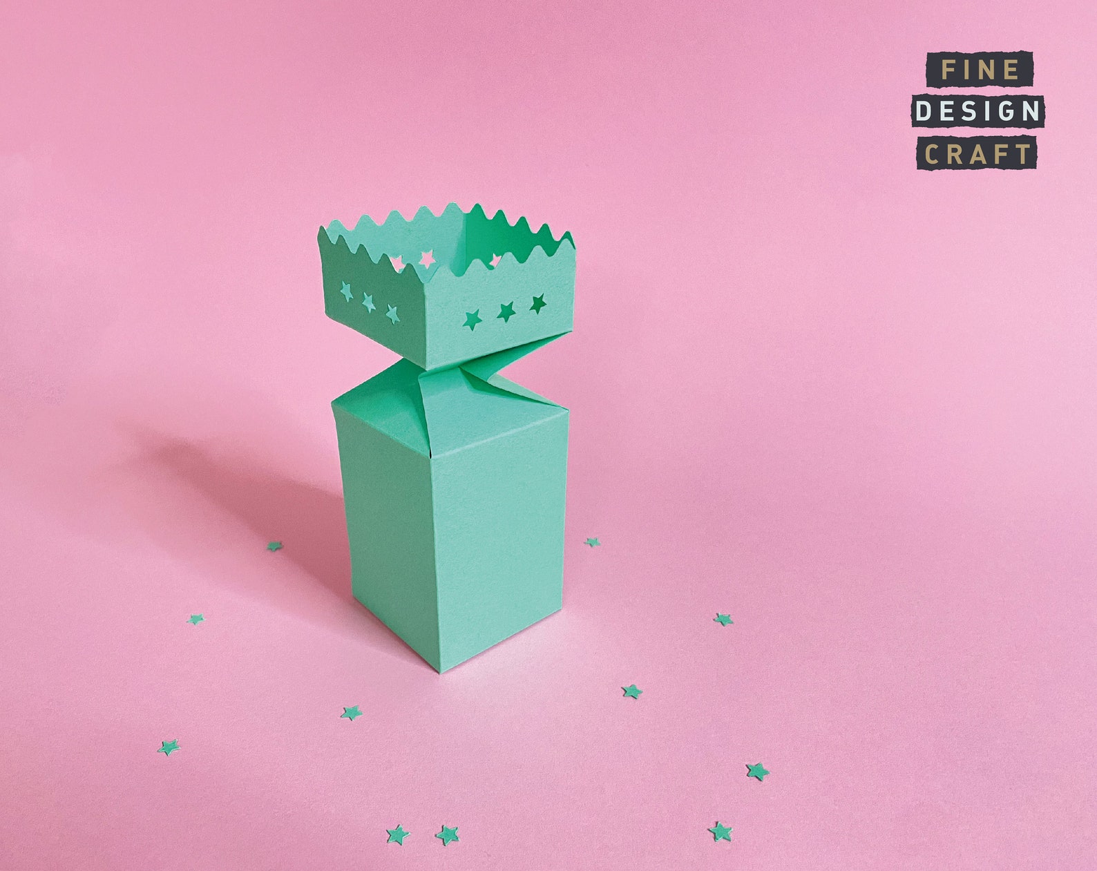 Candy Popper Box SVG, Candy Popper Box 3D, Candy Box Star SVG, Box ...