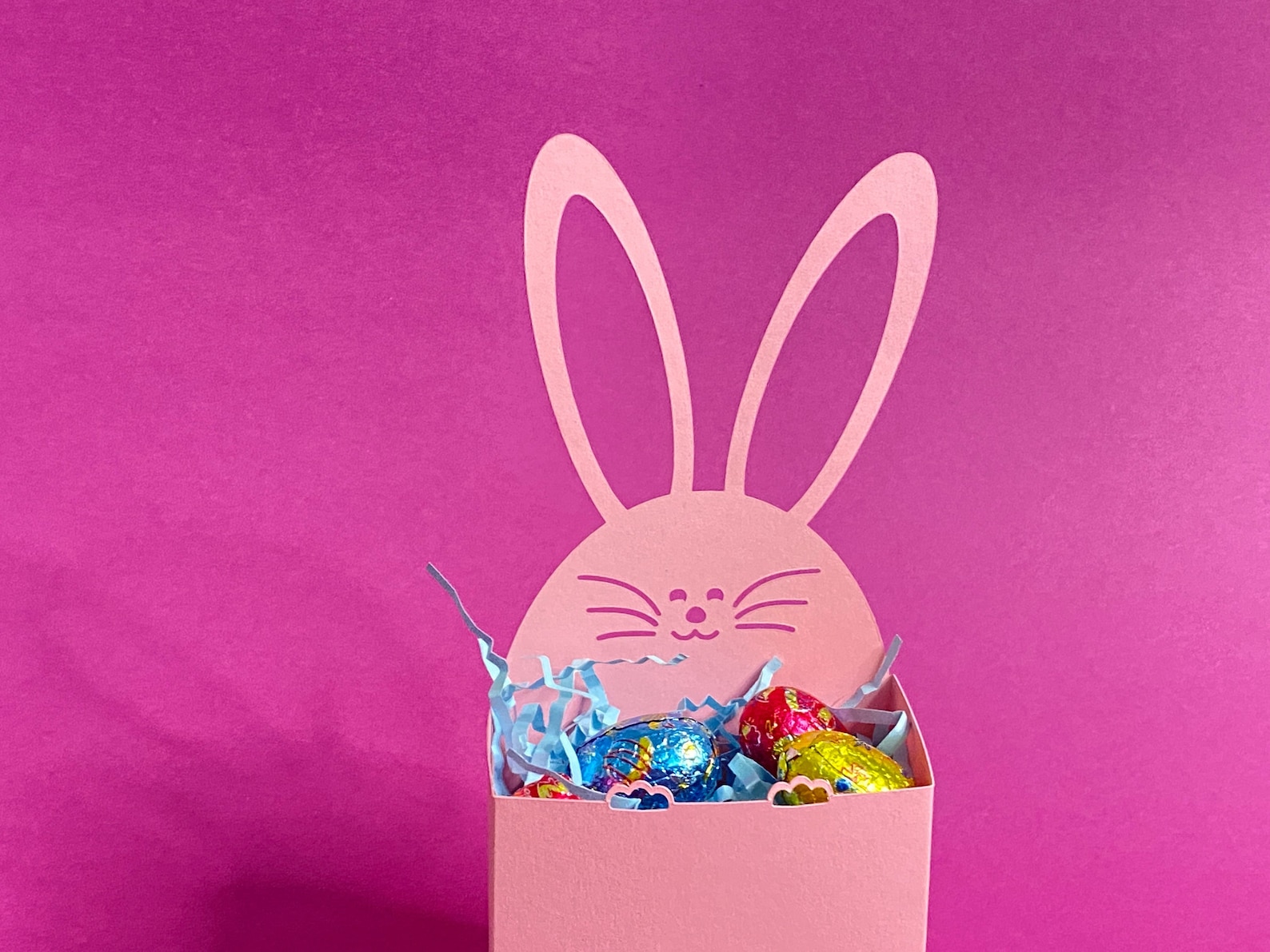 Easter Bunny Box SVG, Gift Box SVG Tutorial, Party Favor, Basket ...