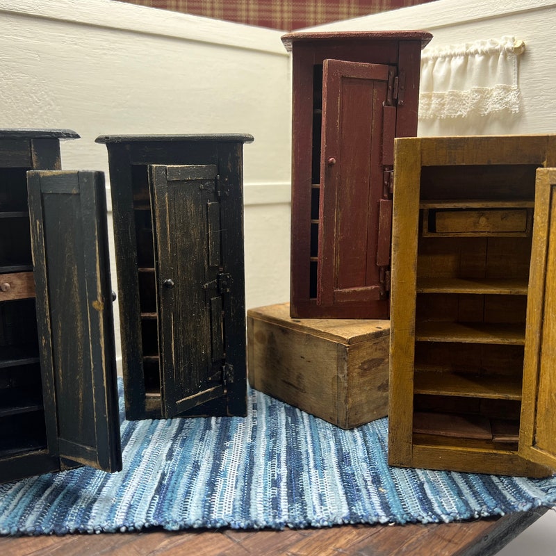 Primitive Cabinet - Etsy