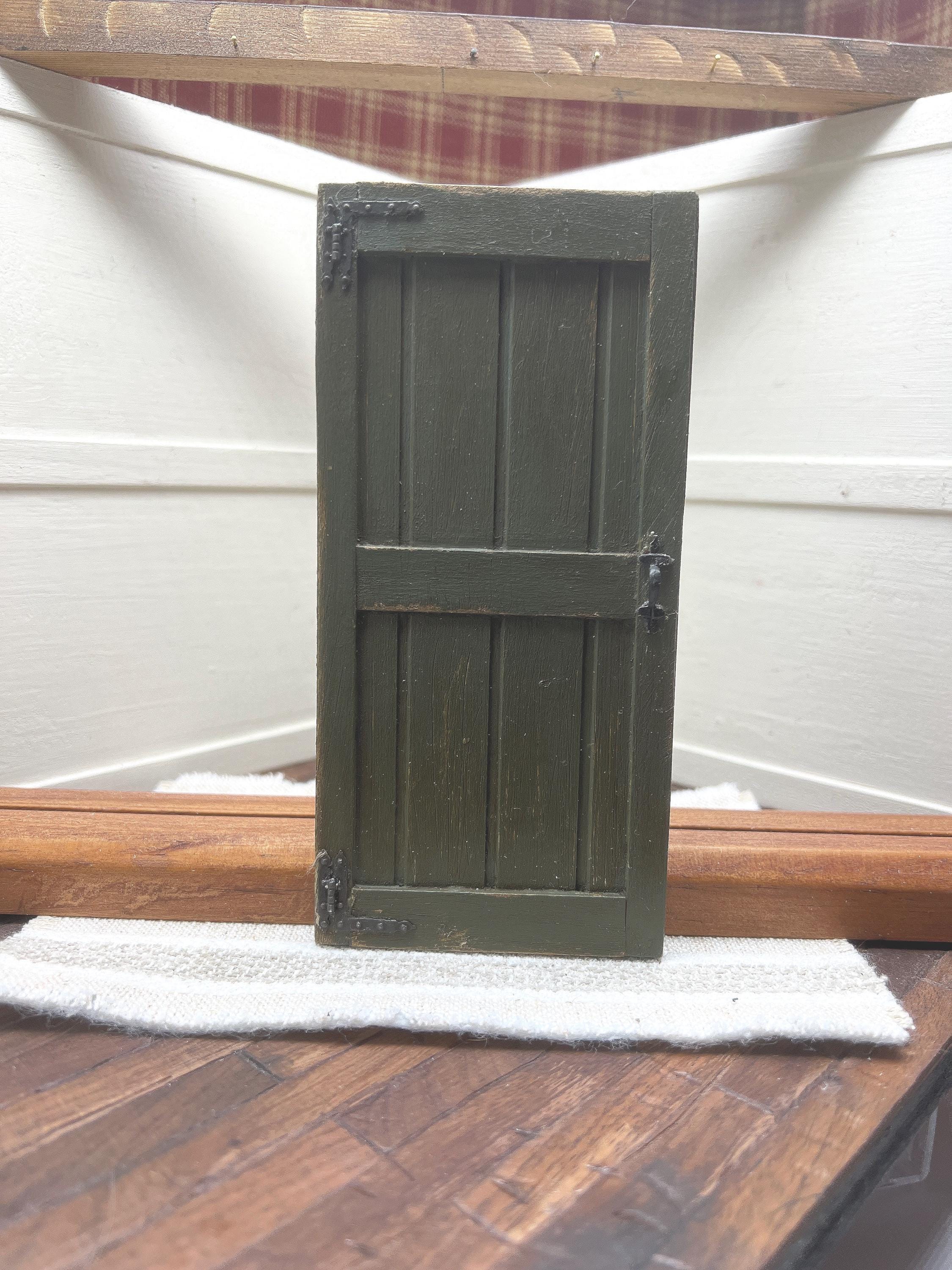 Miniature Dollhouse Barn Door Rustic Primitive Handmade 1:12 Scale - Etsy