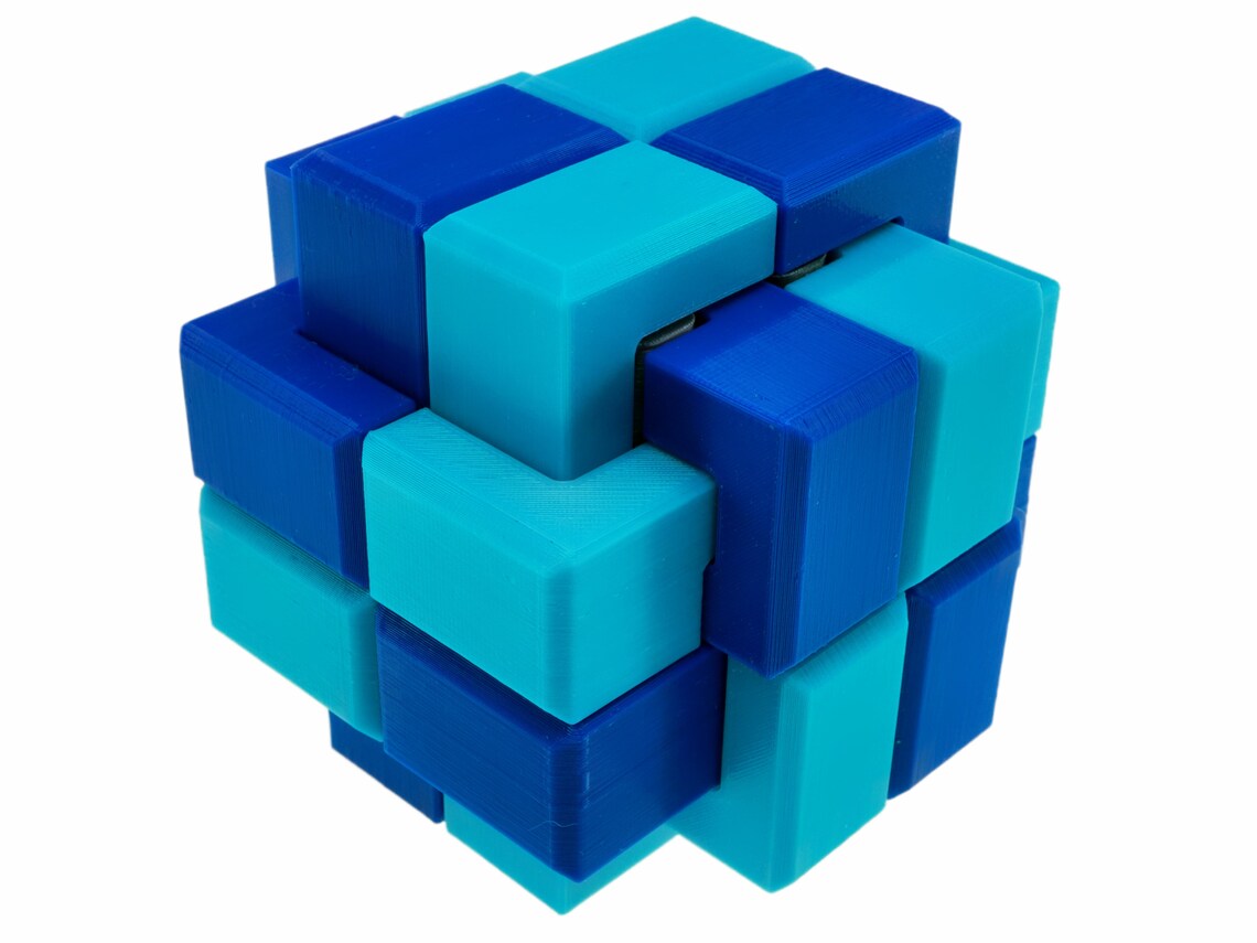 Hippo Puzzle, 3D Printed, Disentanglement, Brain Teaser, Puzzles ...