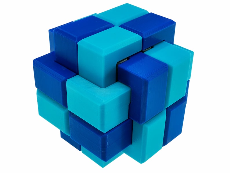 Hippo Puzzle, 3D Printed, Disentanglement, Brain Teaser, Puzzles ...