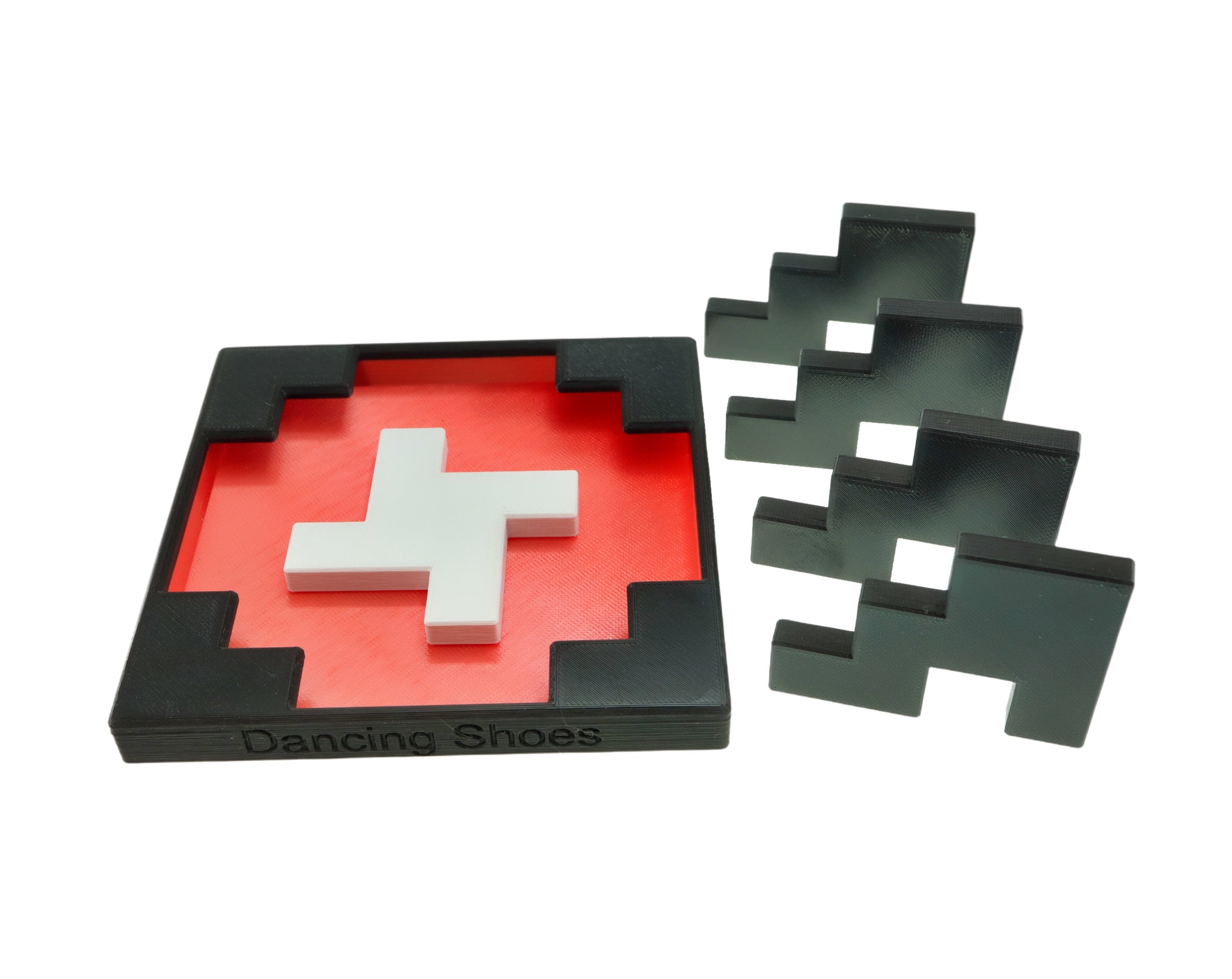 Dancing Shoes Puzzle, 3D Printed, Disentanglement, Brain Teaser ...