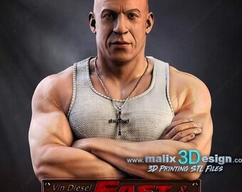 Vin Diesel Statue - Etsy