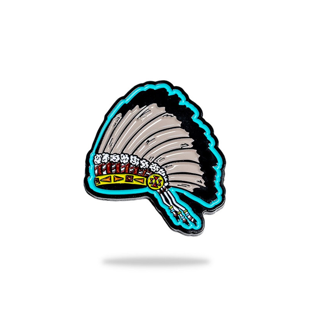 Native American Headdress Golf Ball Marker - Etsy