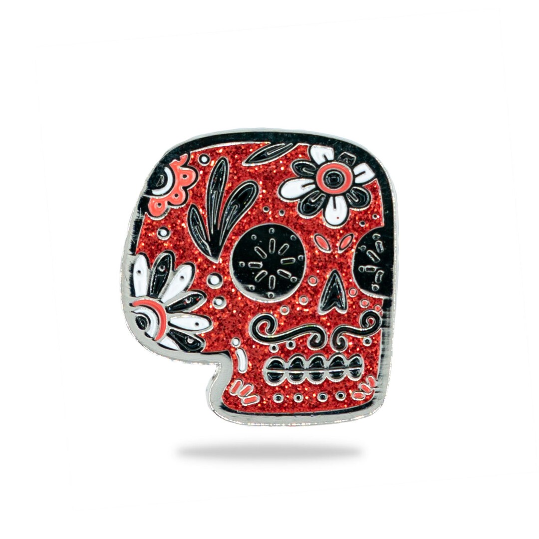 Sugar Skull Golf Ball Marker - Eván - Etsy