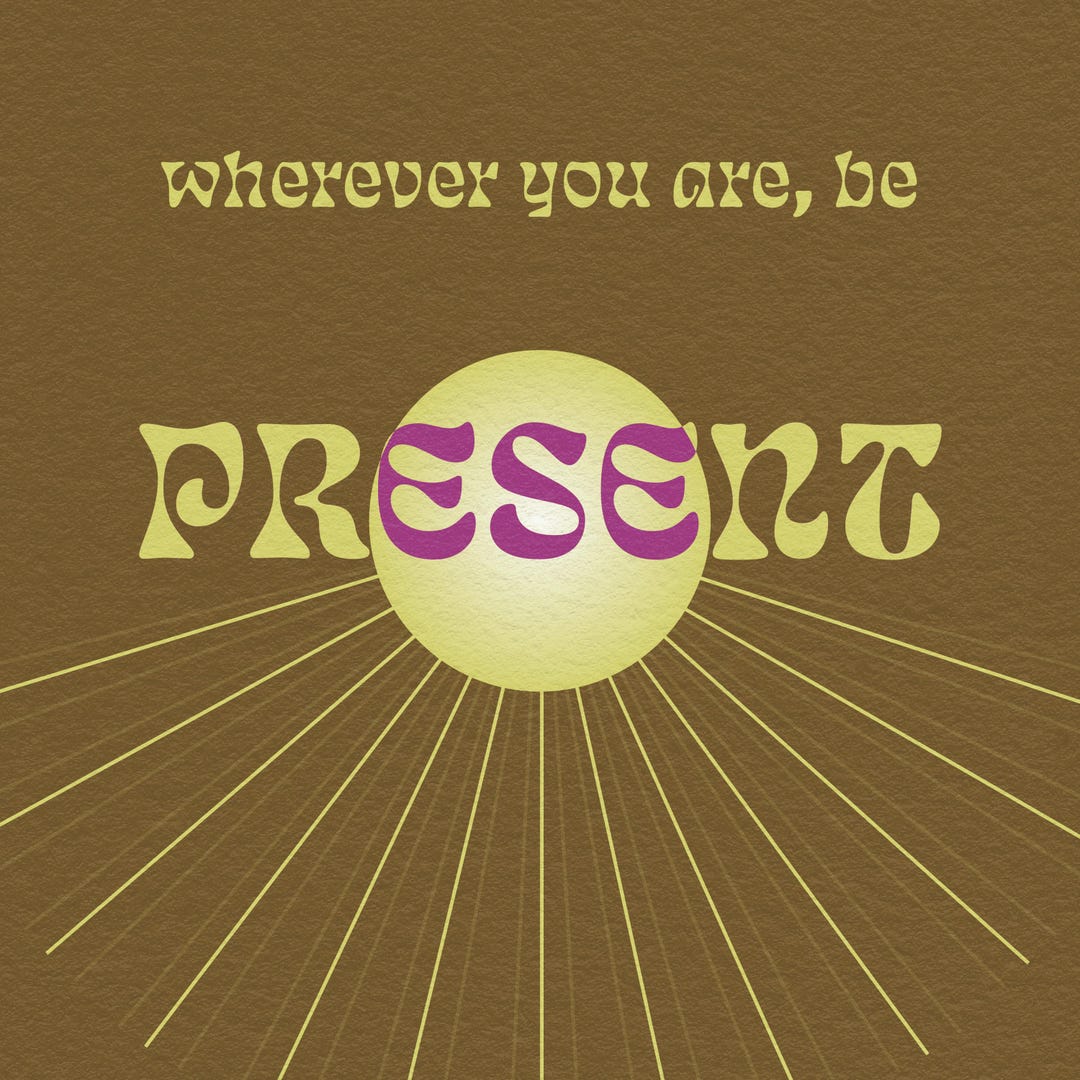 Present, Downloadable Square Print - Etsy