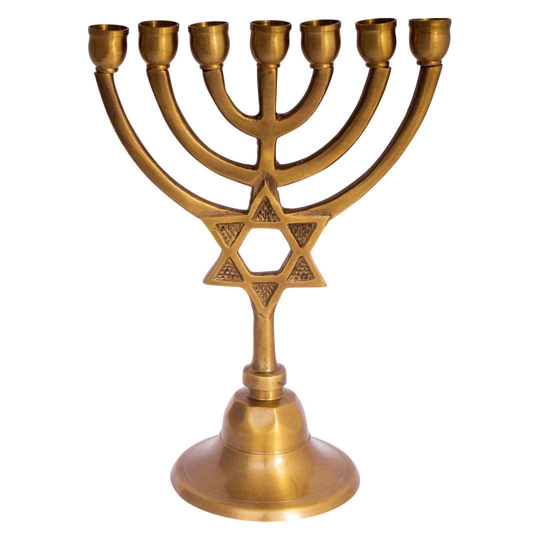 Jerusalem Menorah 7 Branch Made in Israel Menora Symbol Gift From ...