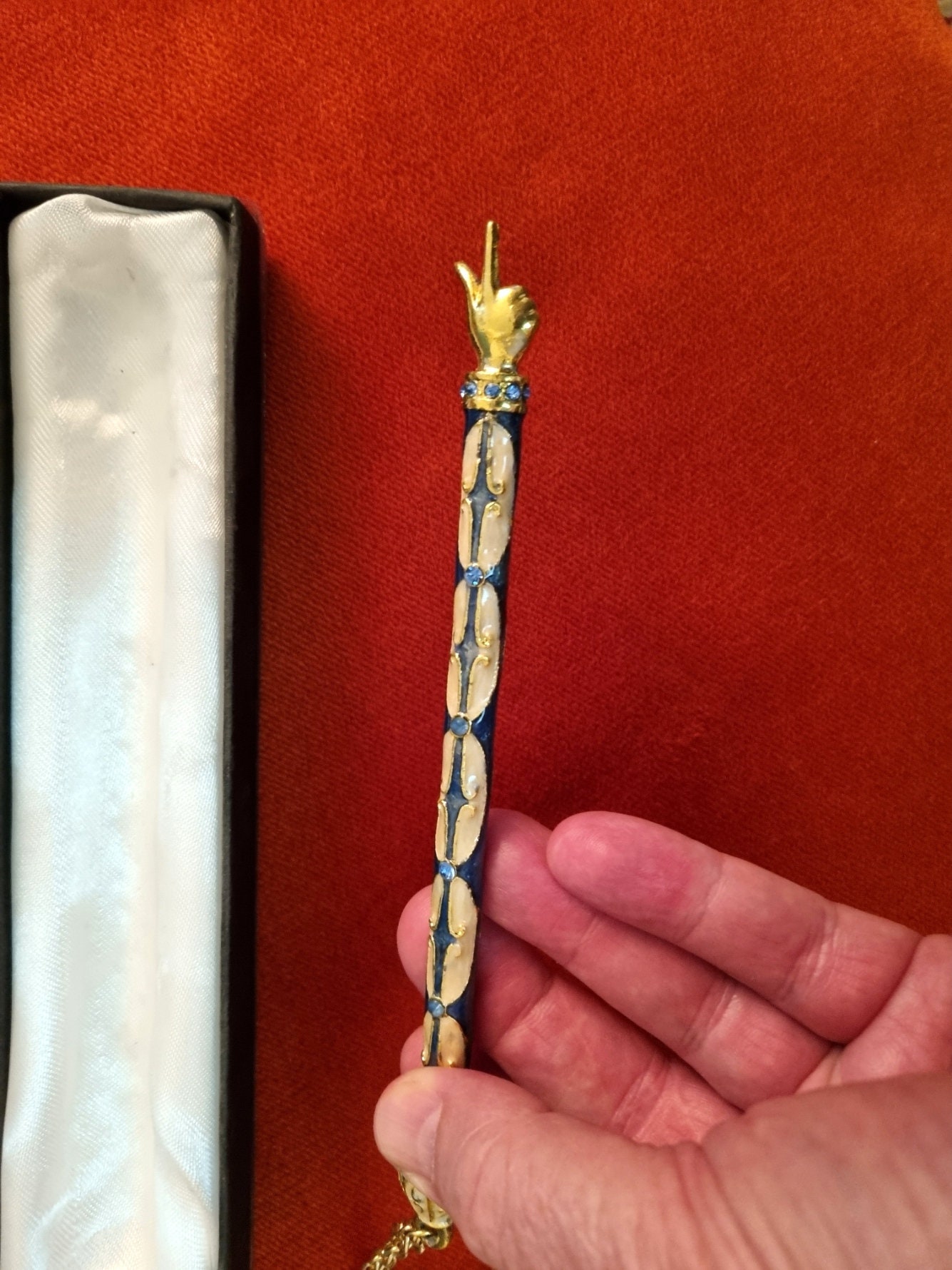 Israel Torah Reading Hand Pointer Metal Special Enamel Work From ...