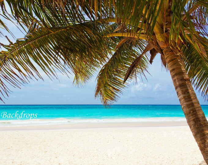 Beach Digital Background, Sea Digital Backdrop, Vacation - Etsy